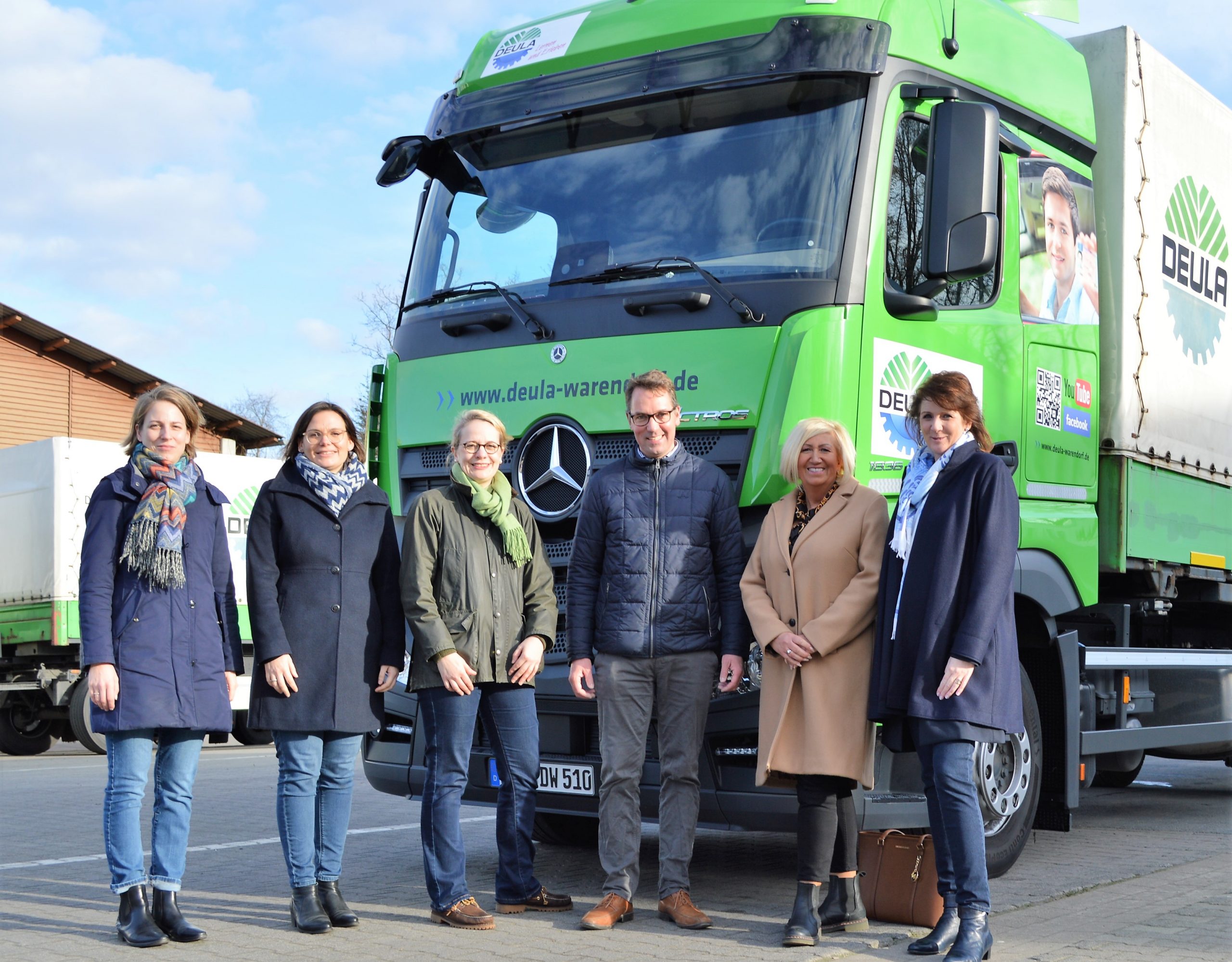 Im Dialog über Qualifizierungsmaßnahmen: DEULA, das Jobcenter des Kreises Warendorf, impulse e.V ...